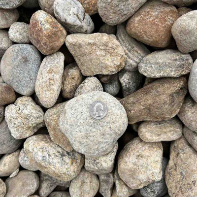 2” – 3” Washed Natural Round Stone - WJ Graves